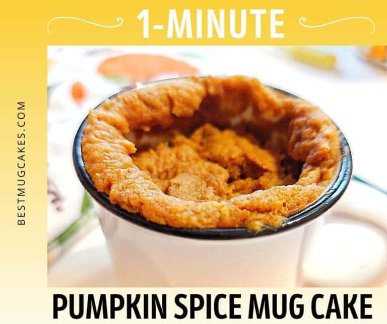 Pumpkin Spice Mug Cake that Fall Dreams Are Made Of
